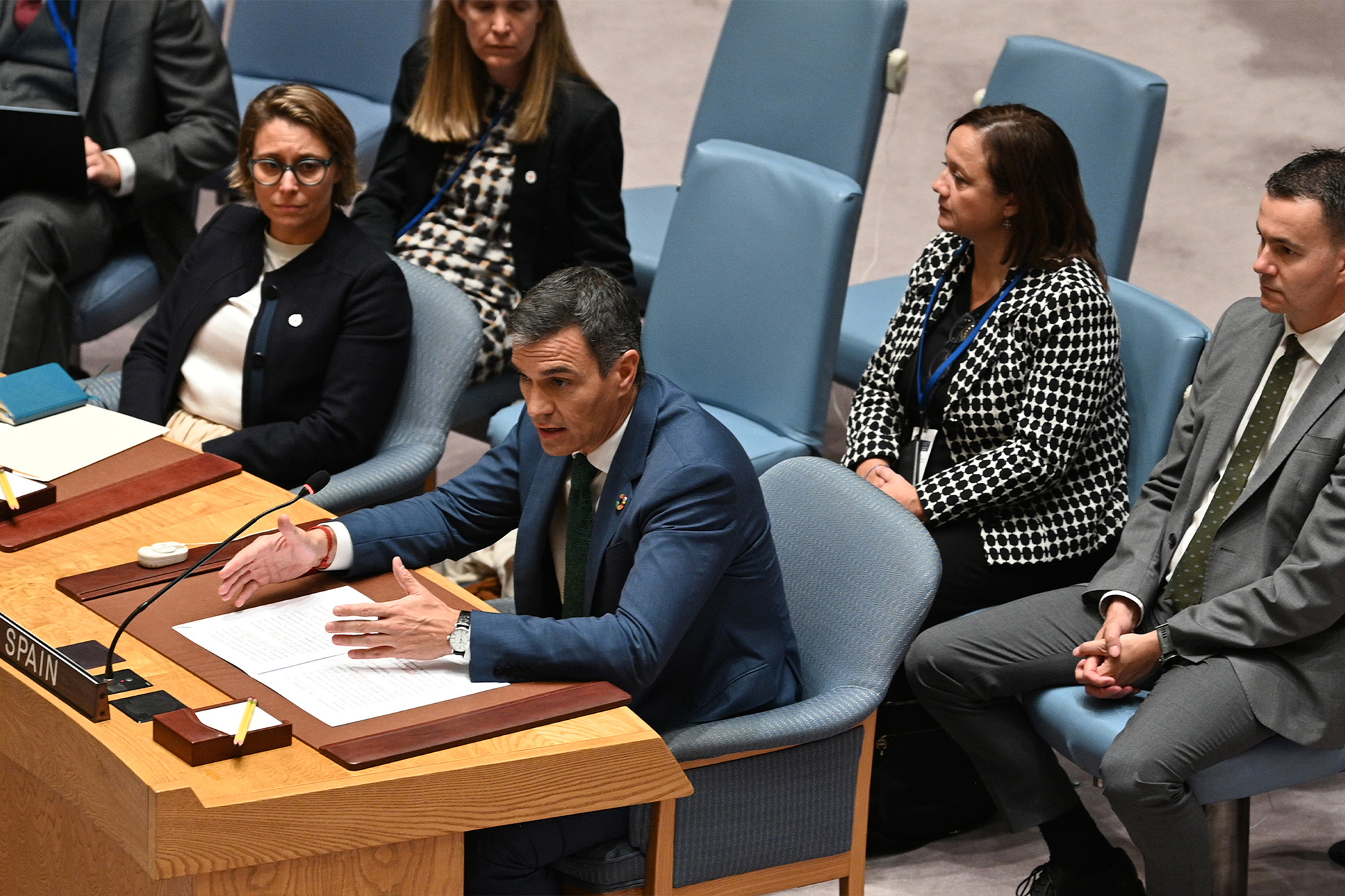 Pedro Sánchez defends peace, democracy and development as essential for ...